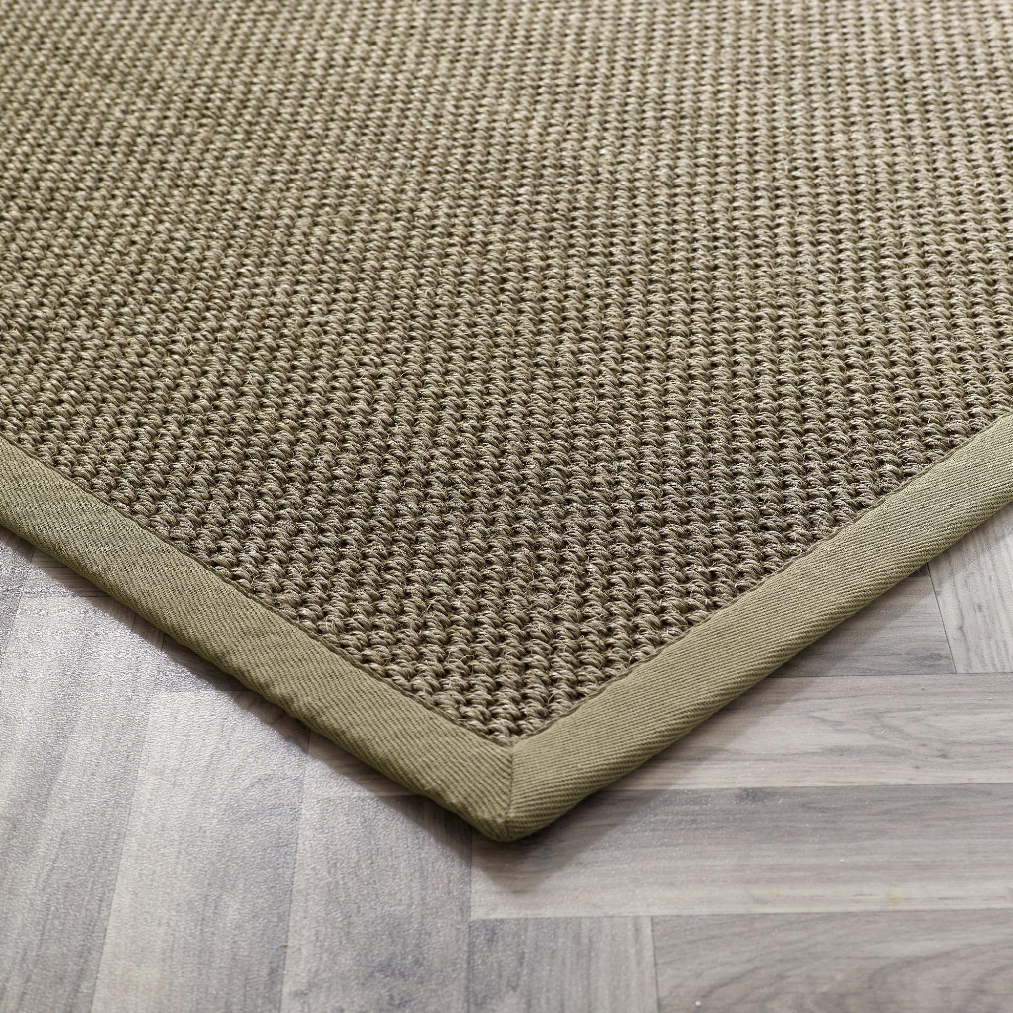Origins Sisal Border Rug Modern Natural Jute Flatweave Hand Made Rug in ...